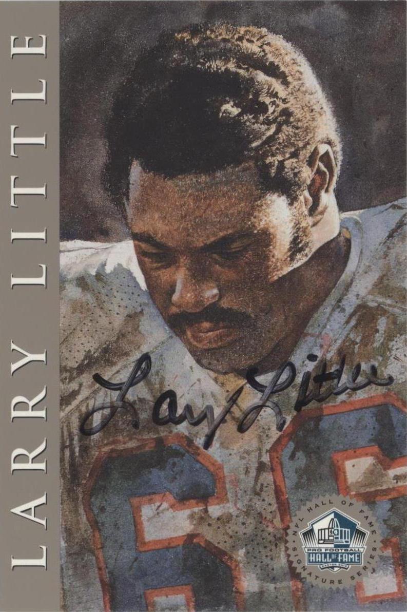 1998 NFL Hall of Fame Signature Series - Larry Little Autographs /2500 ...