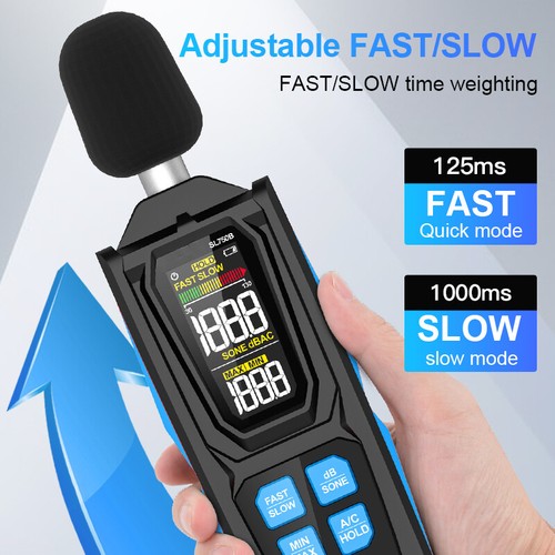 30-130dB Sound Level Meter Digital Audio Noise Volume Measure Tools | eBay