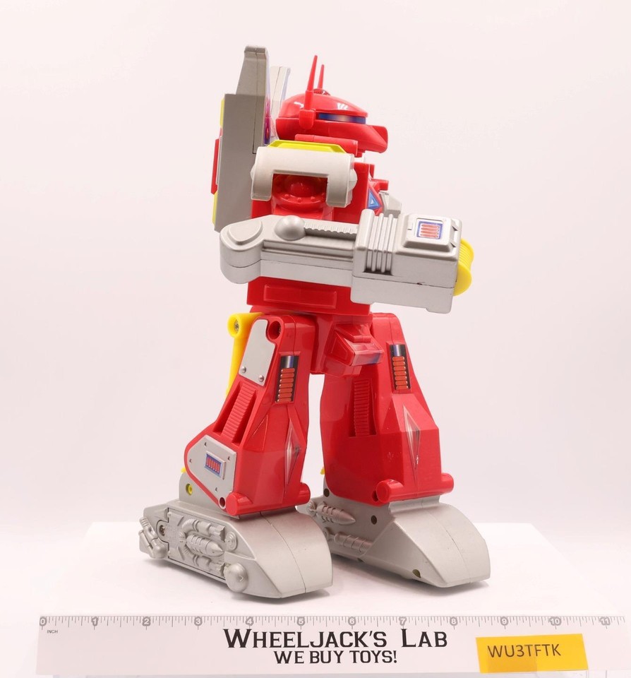 Red Battle Robot W/ Remote Control 2001 Goldlok Toys Sharper Image 12 ...