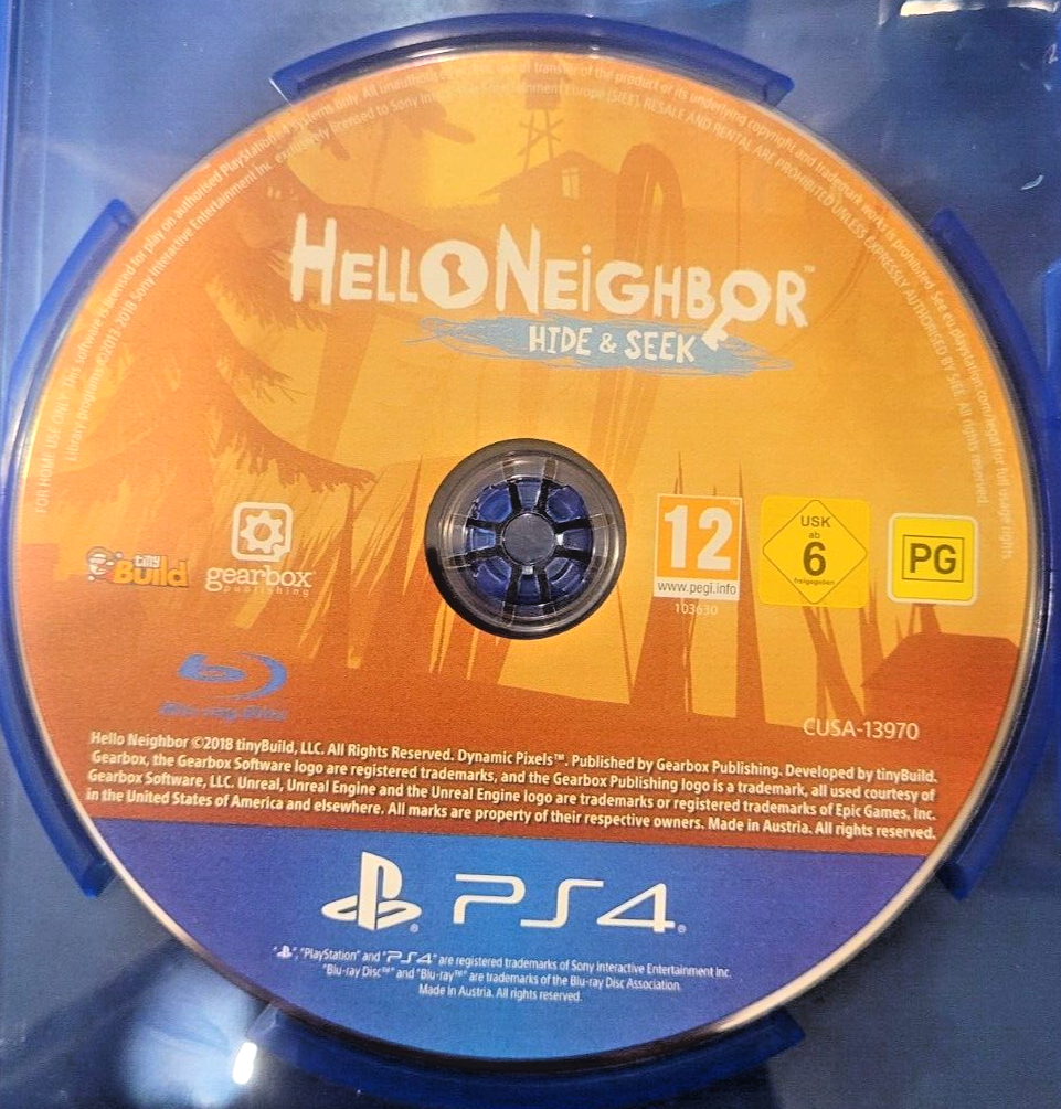 PS4 Hello Neighbor Hide and Seek (PS5 Compatible Game) DISC | eBay