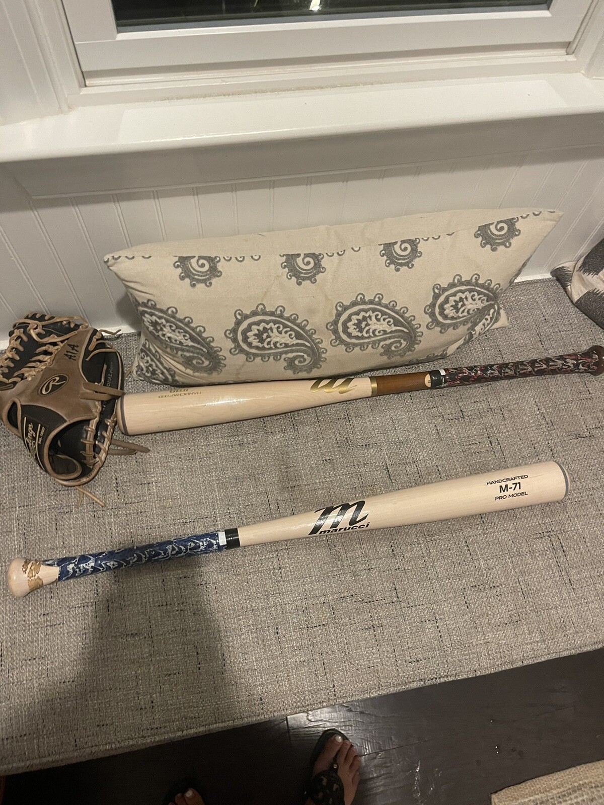 Marucci M71 Pro Model Whitewash Maple Wood Bat | eBay