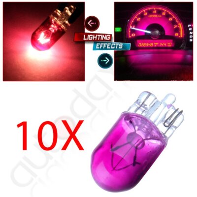 10pcs 12V Purple Halogen T10 168 194 Instrument Panel Cluster Dash ...
