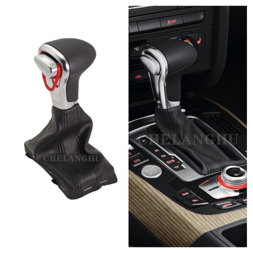 Automatic Leather Gear Stick Shift Knob For Audi A5 S5 Q5 2009 2010 ...