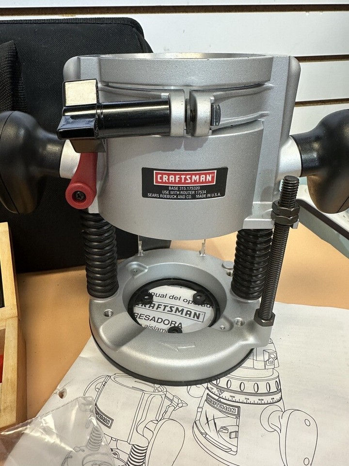 Craftsman 2HP 983248 Plunge Base 315.175320 315.175310 Router | eBay
