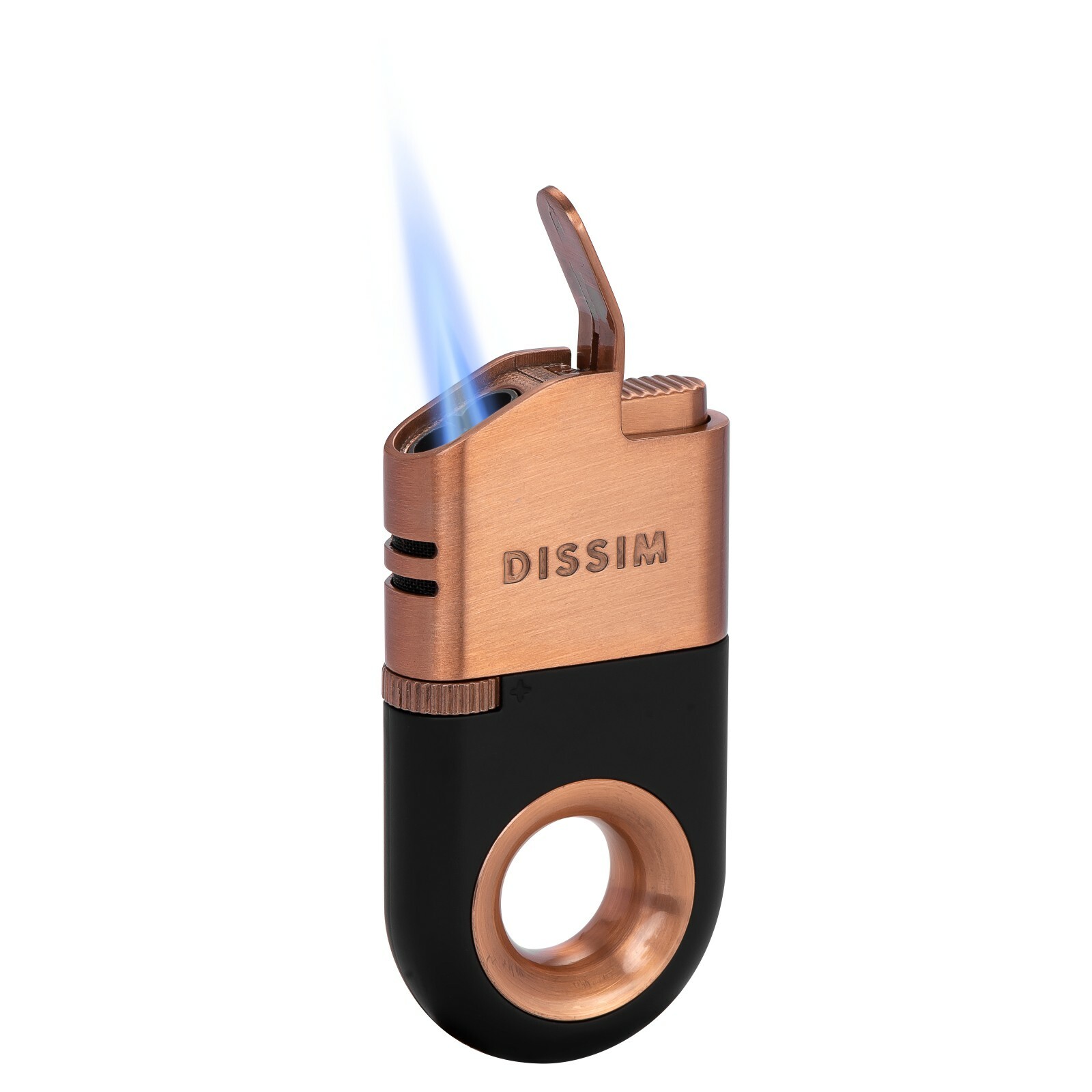 DISSIM World's First Inverted Lighter, Dual Torch, Light up or down ...