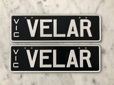 VELAR Number Plates Land Range Rover | eBay Australia