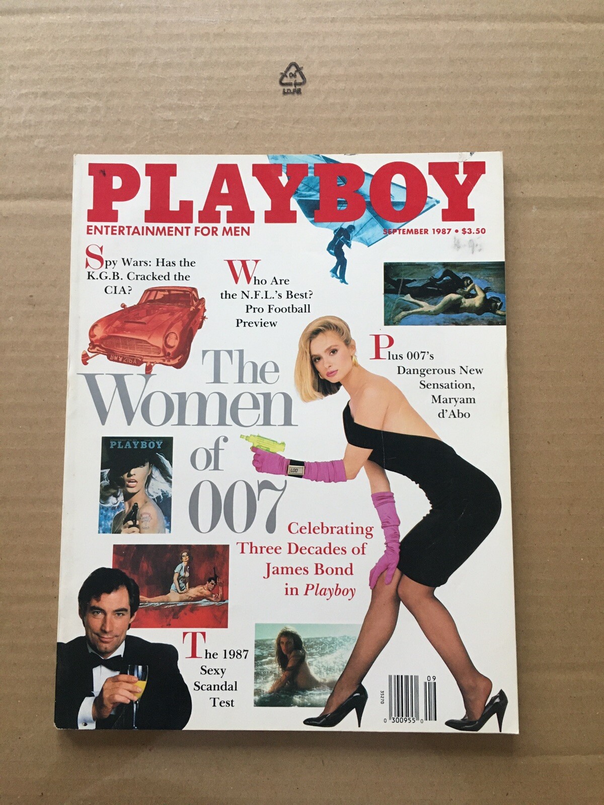 Rare PLAYBOY US September 1987 MARYAM D'ABO James Bond FREE POST Bon Jovi #c | eBay