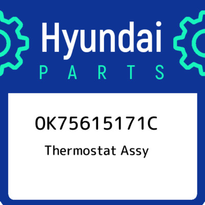 0K75615171C Hyundai Thermostat assy 0K75615171C, New Genuine OEM Part ...
