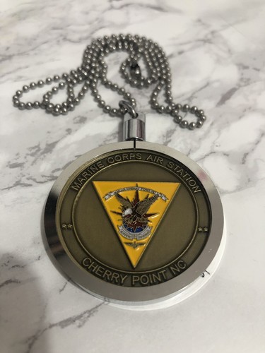 CUSTOM Marine Corps Air Station Cherry Point Emblem Medallion | eBay