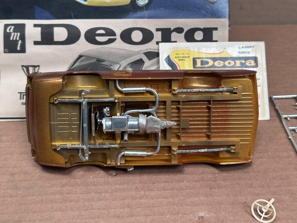 67 Dodge Custom Built Pickup Deora Built AMT Model Pieces 1:24 Original ...