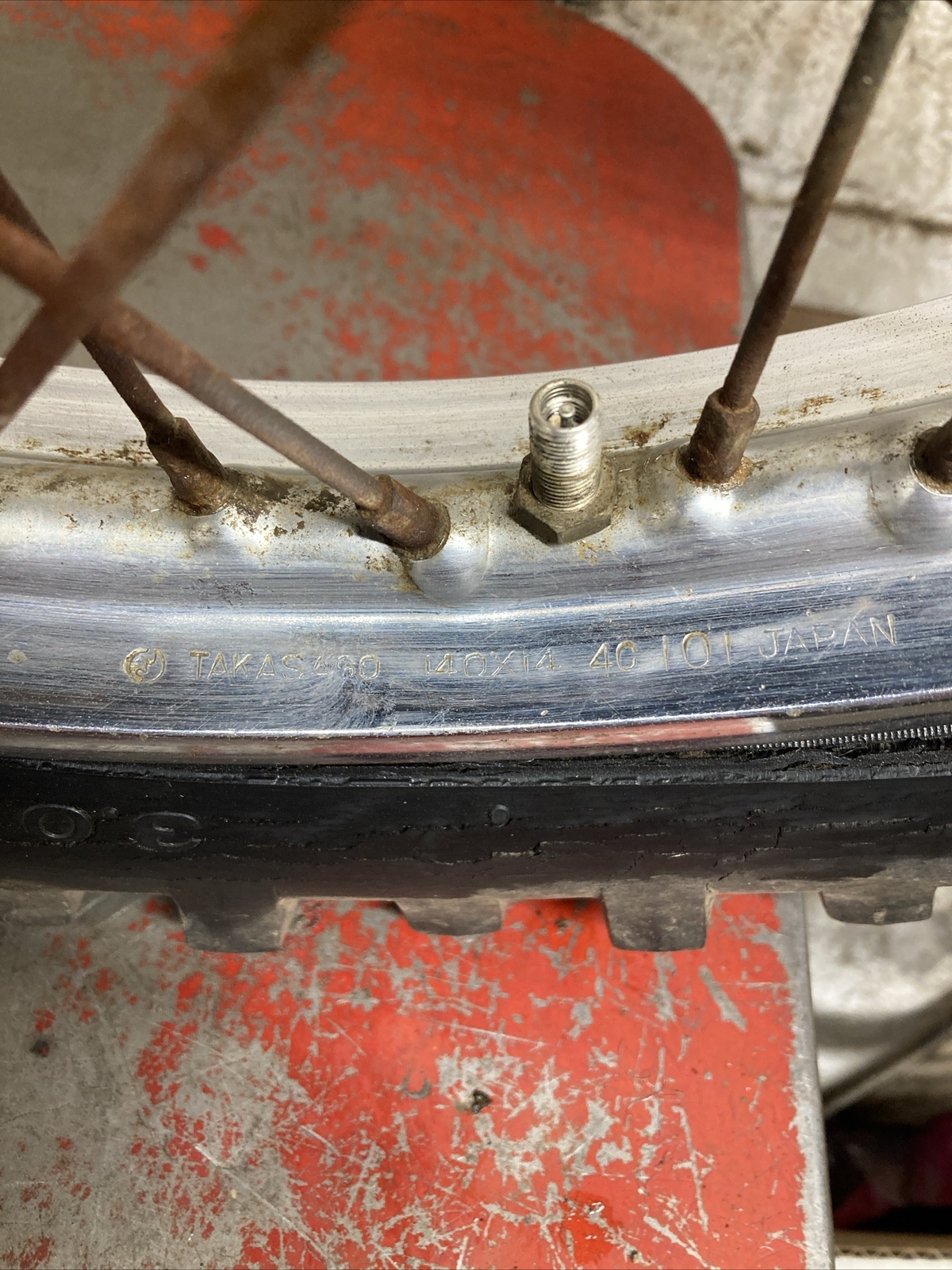 1975 Suzuki Tm75 Tm 75 Mini Bike Rear Wheel | eBay