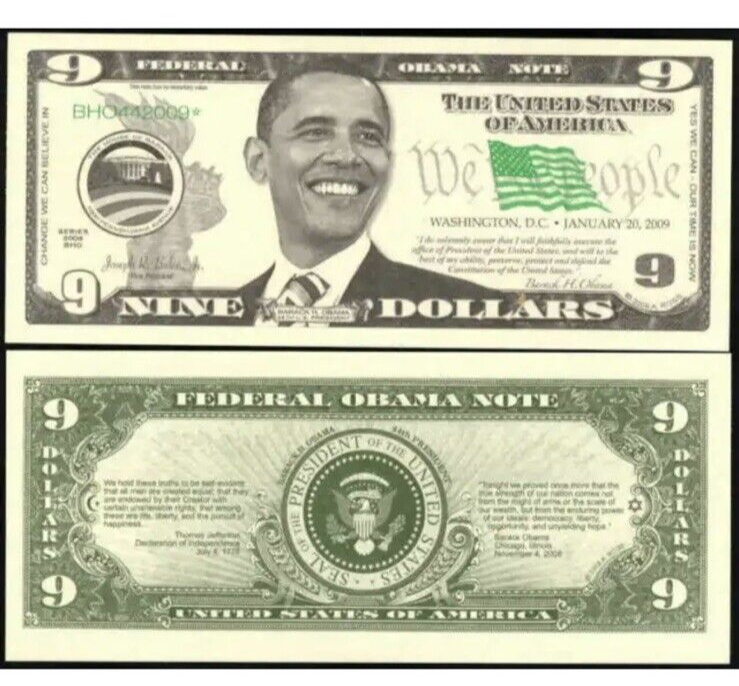 9 Dollar Bill