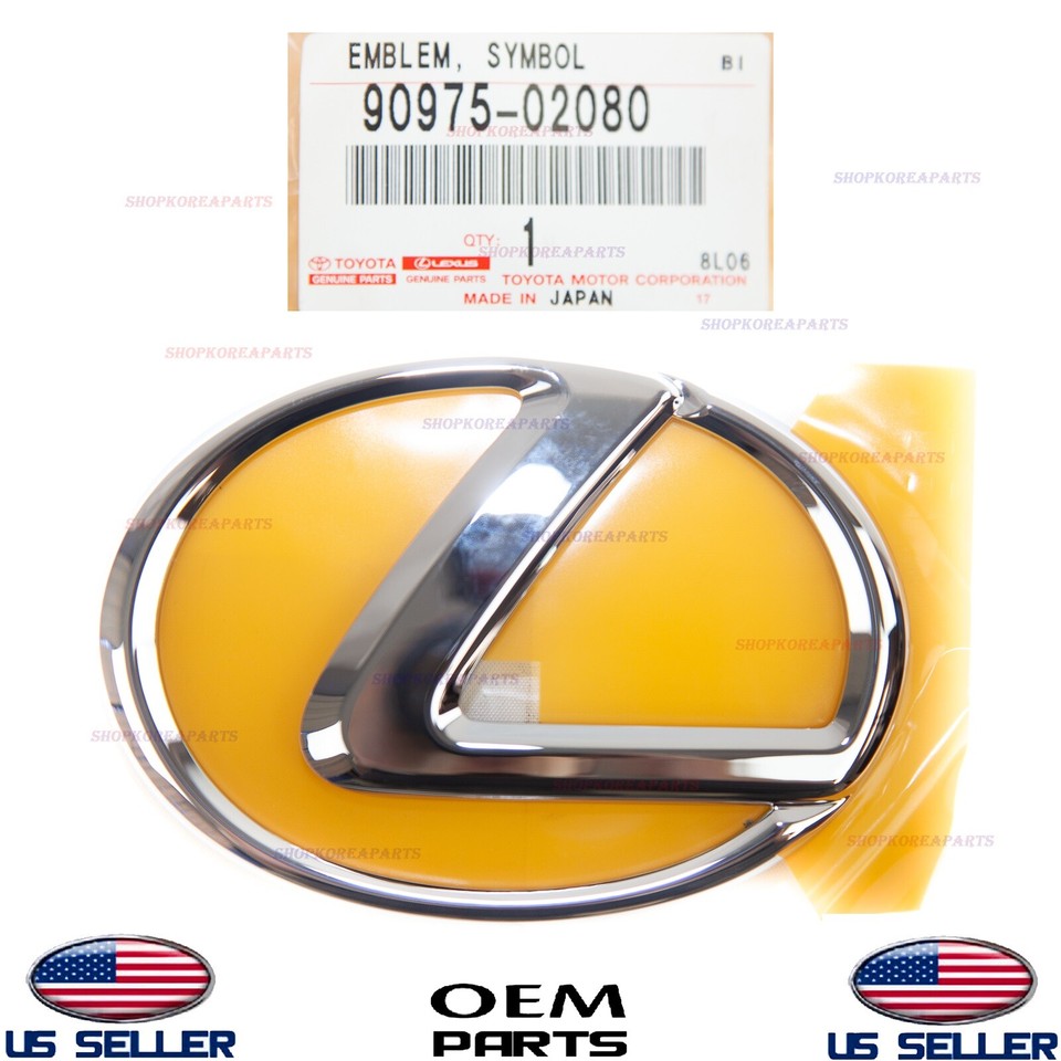 Genuine OEM Front Emblem Logo Symbol LEXUS IS250 IS350 2006-2015 90975 ...