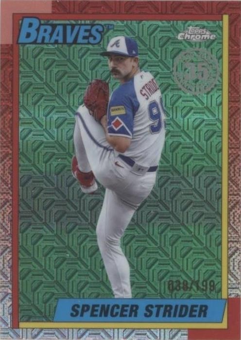 2025 Topps Series 2 - 1990 Topps Chrome Silver Pack Spencer Strider # ...