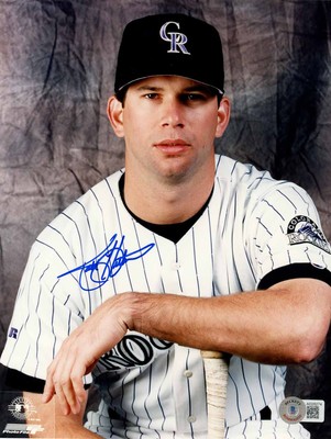 Todd Helton Autographed/Signed Colorado Rockies 8x10 Photo Beckett ...