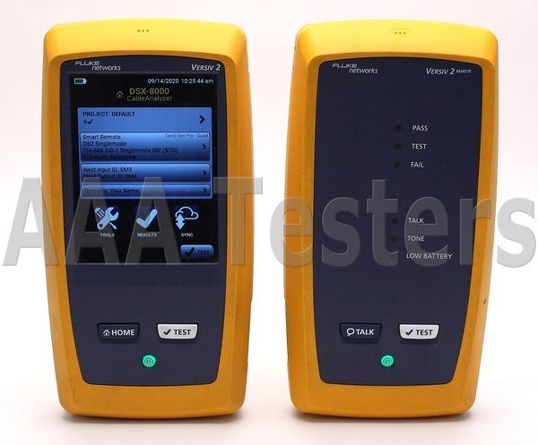 Fluke Networks DSX2-8000 Versiv 2 Cat6a Cat8 LAN Cable Certifier Tester ...