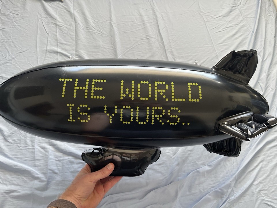 Scarface 'THE WORLD IS YOURS' inflatable blimp | eBay