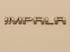 Chevrolet Chevy Impala trunk emblem badge decal letters OEM chrome rear ...
