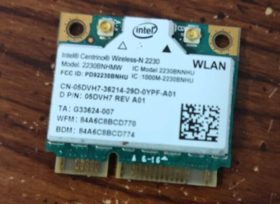 INTEL WLAN MODEL 2230BNHMW | eBay