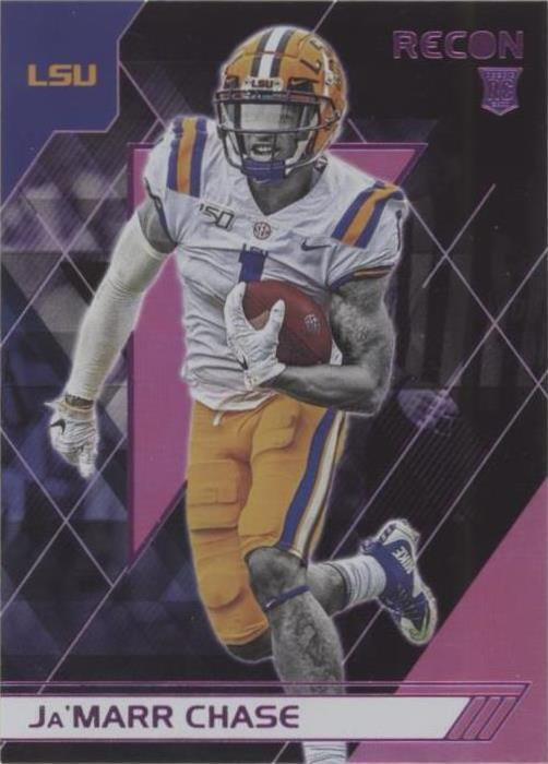 2021 Panini Chronicles Draft Picks - Recon Ja'Marr Chase #136 Pink (RC) for sale online | eBay