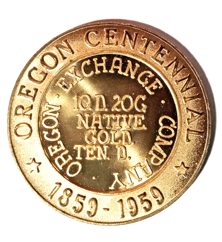 Oregon Beaver Dollar. So Called Dollars HK 573. 1859-1959 Choice BU. | eBay