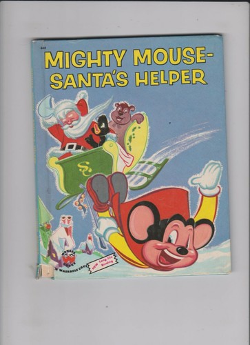 MIGHTY MOUSE - SANTA'S HELPER 1955 WONDER BOOKS HC | eBay