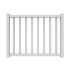36 in. to 48 in. Traditional White PolyComposite Rail Gate Kit | eBay