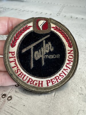Vintage RARE Taylormade Pittsburgh Persimmon GOLF Embroidered Patch | eBay