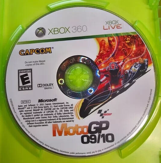 MotoGP 09/10 (MICROSOFT Xbox 360, 2010) NTSC GAME DISC ONLY ~TESTED ...