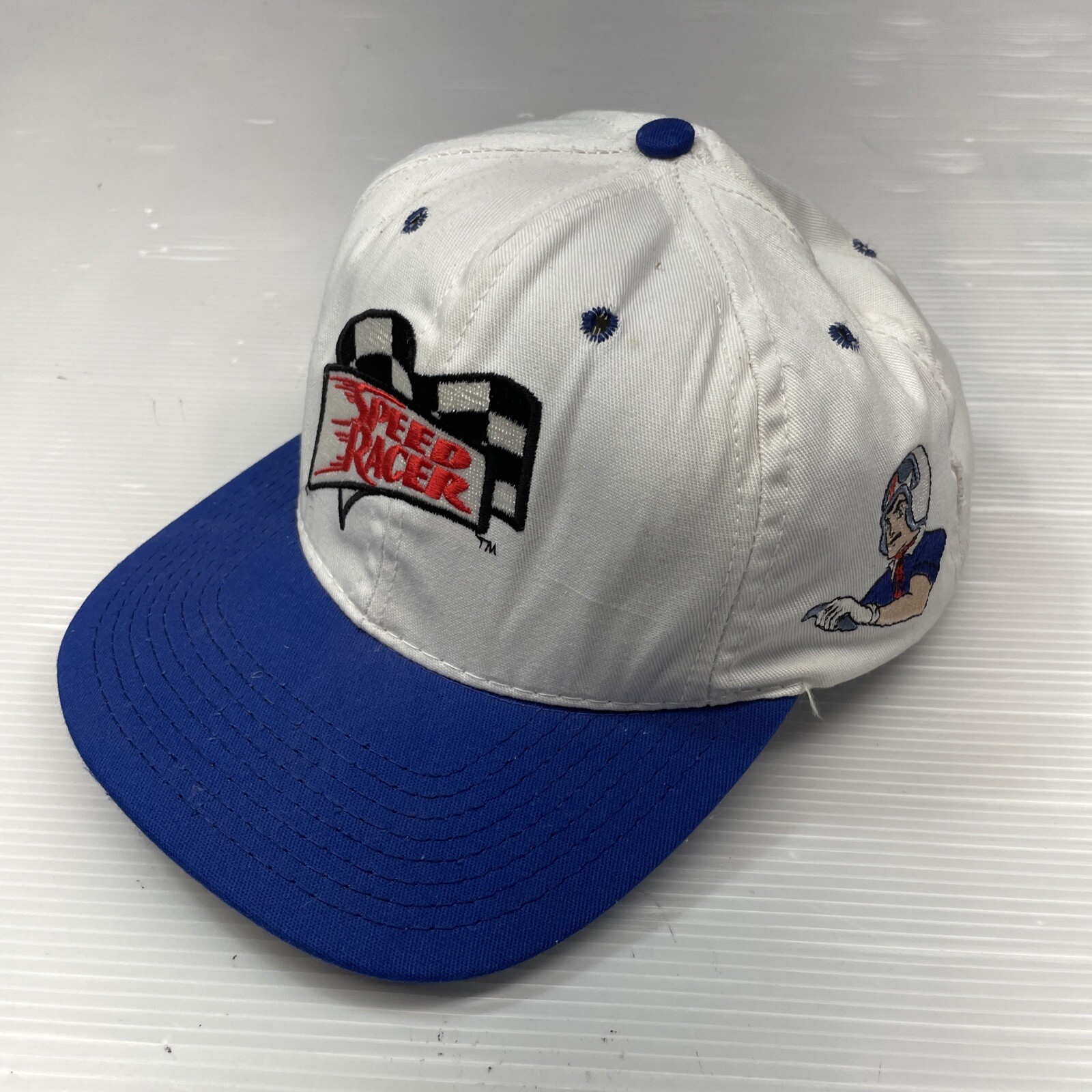 1992 speed racer hat snapback vintage made in usa one size vista ...