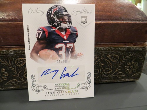 National Treasures Autograph Steelers Rookie Ray Graham 01/99 2013 | eBay