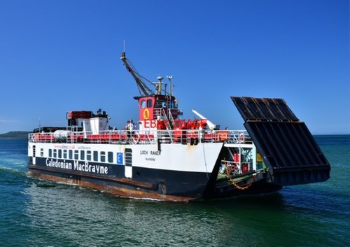 PHOTO LOCH RANZA APPROACHING TAYINLOAN CALMAC FERRY MV LOCH RANZA ...