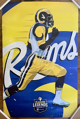 NFL Los Angeles Rams Legends Community Poster 11"x17" 2023 Training ...