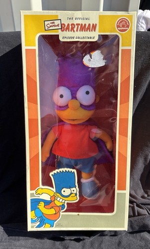 Applause 2003 The Simpsons Official Bartman Collectible Plush Bart ...