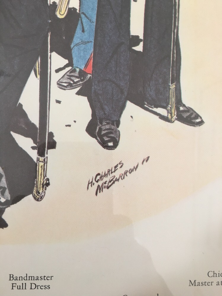 H Charles McBarron United States Navy 1898 Framed | eBay