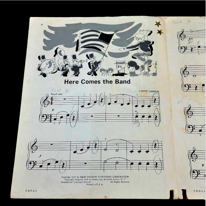 Lot 4 Easy Play Piano Solo Sheet Music Pieces Beethoven Buzzy Bee Garrow Bastien | eBay