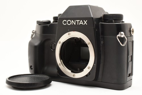 Read! 【AS is】 CONTAX RX Data Back 35mm SLR Film Camera Black body From ...