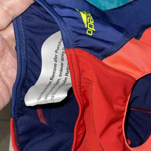 Speedo women’s one piece navy red orange size 6NWT $58 | eBay