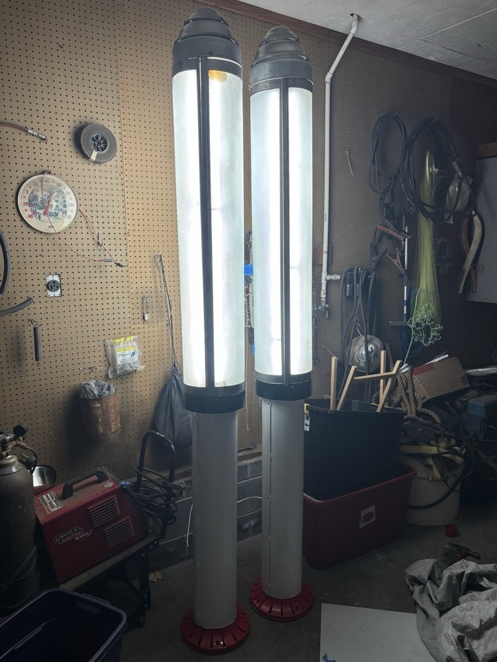 Vintage gas service station pylon lights LED | eBay