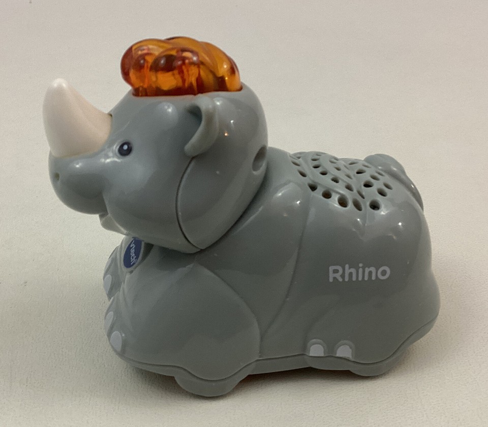 Vtech Go Go Smart Animals Ryan Rhino Lights and Sounds Interactive ...
