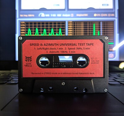 3-in-1 Universal Speed & Azimuth alignment Test/Calibration audio ...