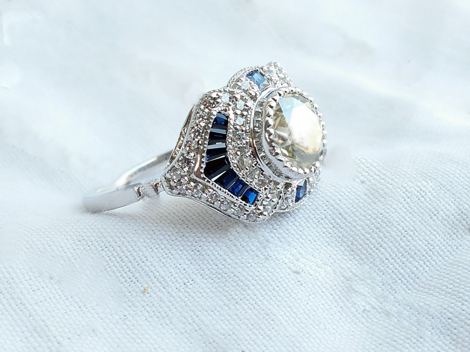 925 Silver White Round Shaped Stone Engagement Wedding Ring 2.53Ct | eBay