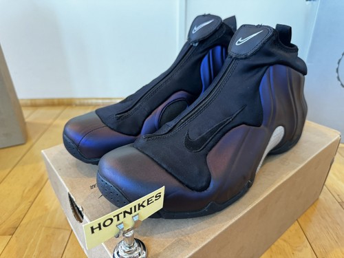 Nike 624015 051 Air Flightposite 1 Eggplant Purple Black Silver, Size 9 ...