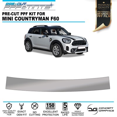 Boot Entrance Stone Guard Paint Protection Film Kit For Mini Countryman ...