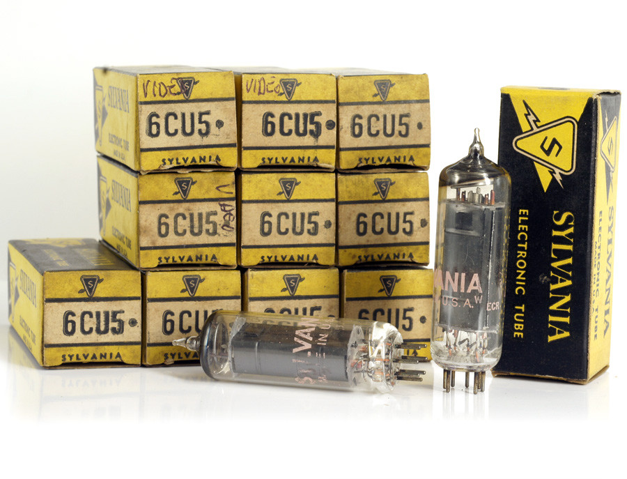 ONE 6CU5 SYLVANIA NOS Tube Röhre Lampe TSF Valvola 진공관 真空管 Valve ...