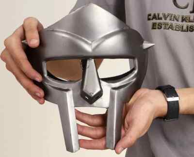 Mf Doom Face Mask Steel Mad Villain Halloween Costume Gifts for Him ...