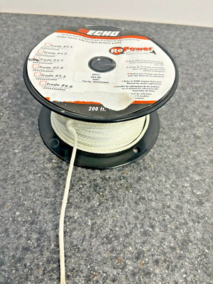 Echo replacement starter rope #4.5. 3.5mm (9/64") diam., part ...