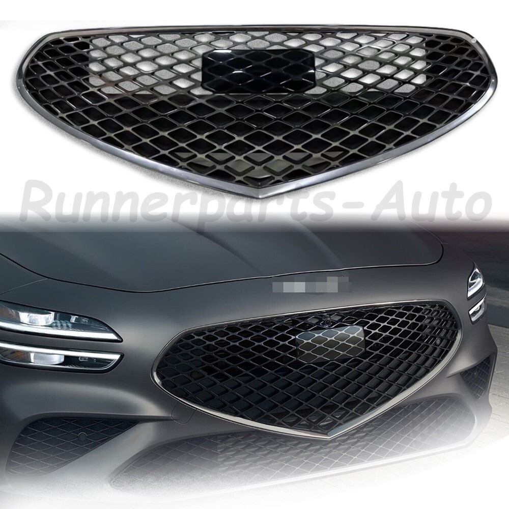 Replacement Front Bumper Grille Mesh Grill Fits for GENESIS GV70 2022 ...