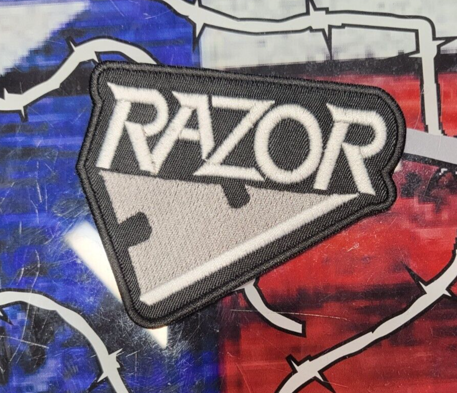 EMBROIDERED RAZOR SPEED METAL BAND PATCH (Please Read Ad) | eBay
