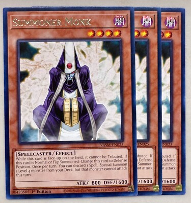 Yu-Gi-Oh! - Summoner Monk - VASM-EN025 - Rare - 1st Ed - NM/M | eBay